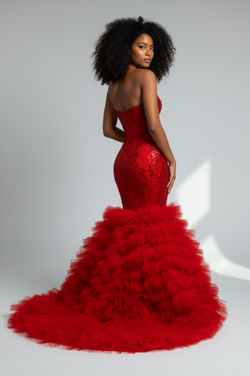 Prom Dress 25 in Red | 5-7 day shipment – Meraki by Sherry